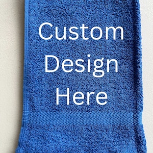 Custom Design Towel - Custom Design Hand Towel - Personalized Bath ...