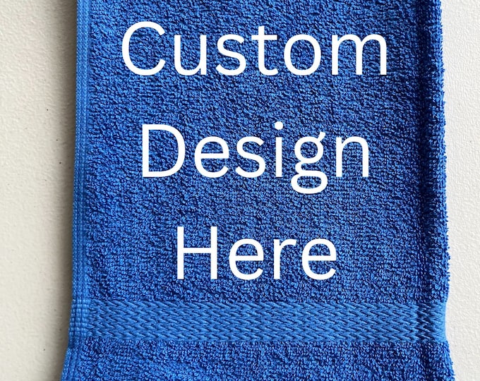 Custom Design Towel - Custom Design Hand Towel - Personalized Bath ...
