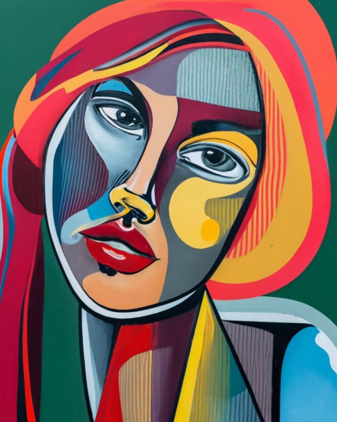 Expression of Gaze Digital Art Print Wall Art Digital - Etsy