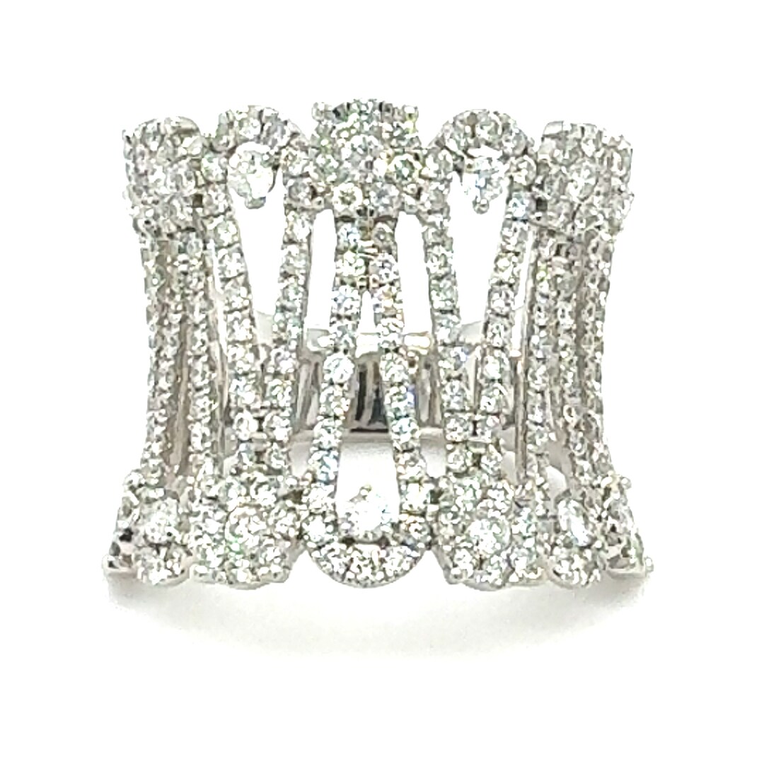 Exquisite Fancy Diamond Ring - Etsy