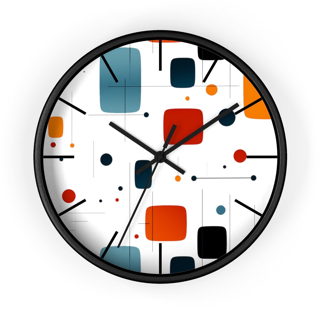 Mid Century Modern Wall Clock Room Decor Home Decor Interior Design ...