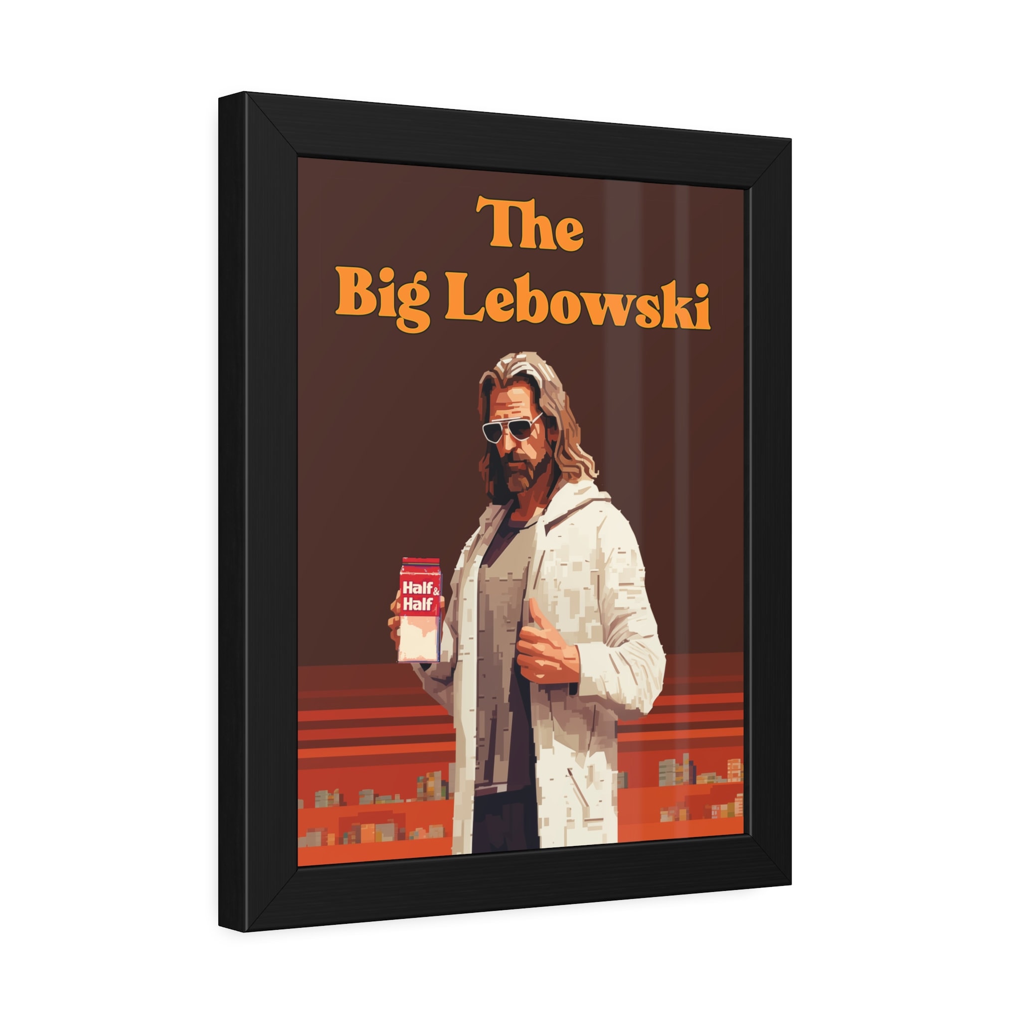 The Big Lebowski Movie Poster Coen Brothers Minimalist Midcentury Wall ...