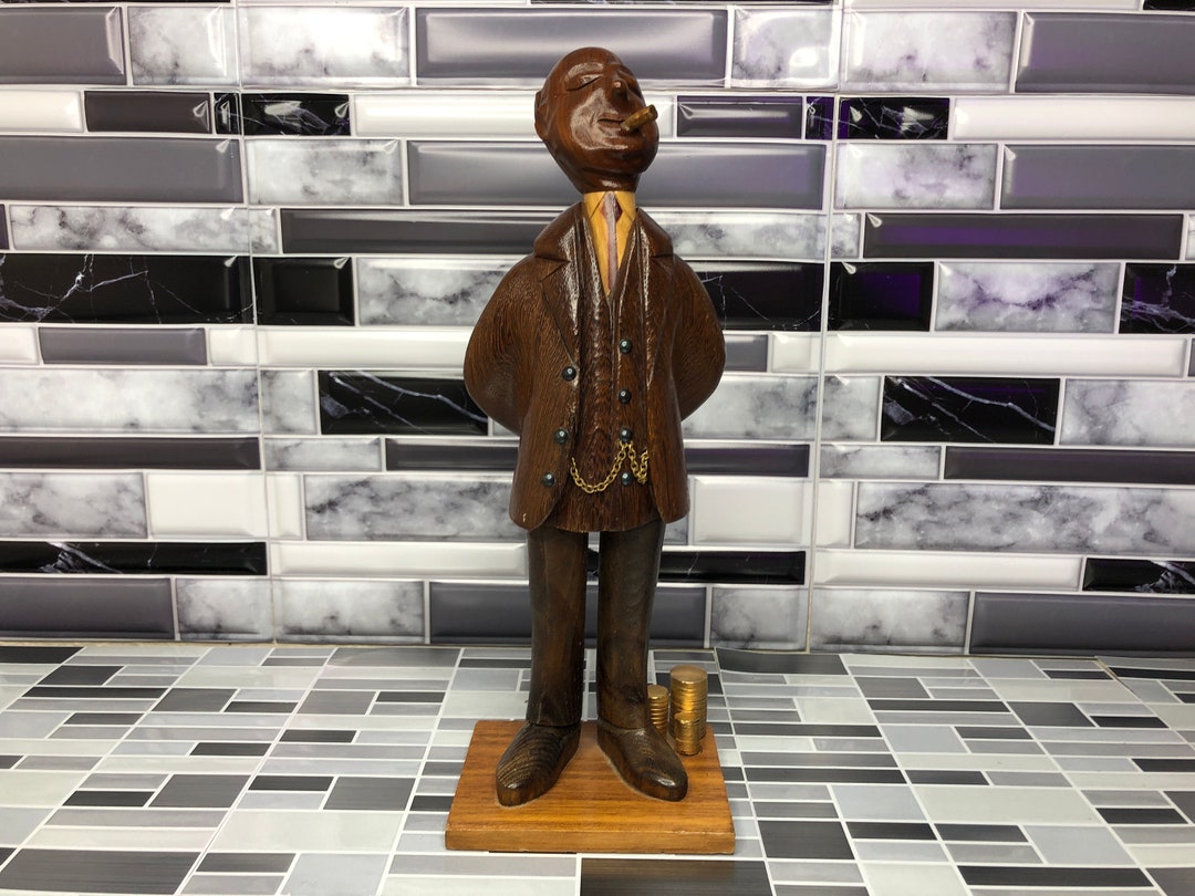 Vintage Mahogany Wood Hand Carved Italian Banker Romer of - Etsy