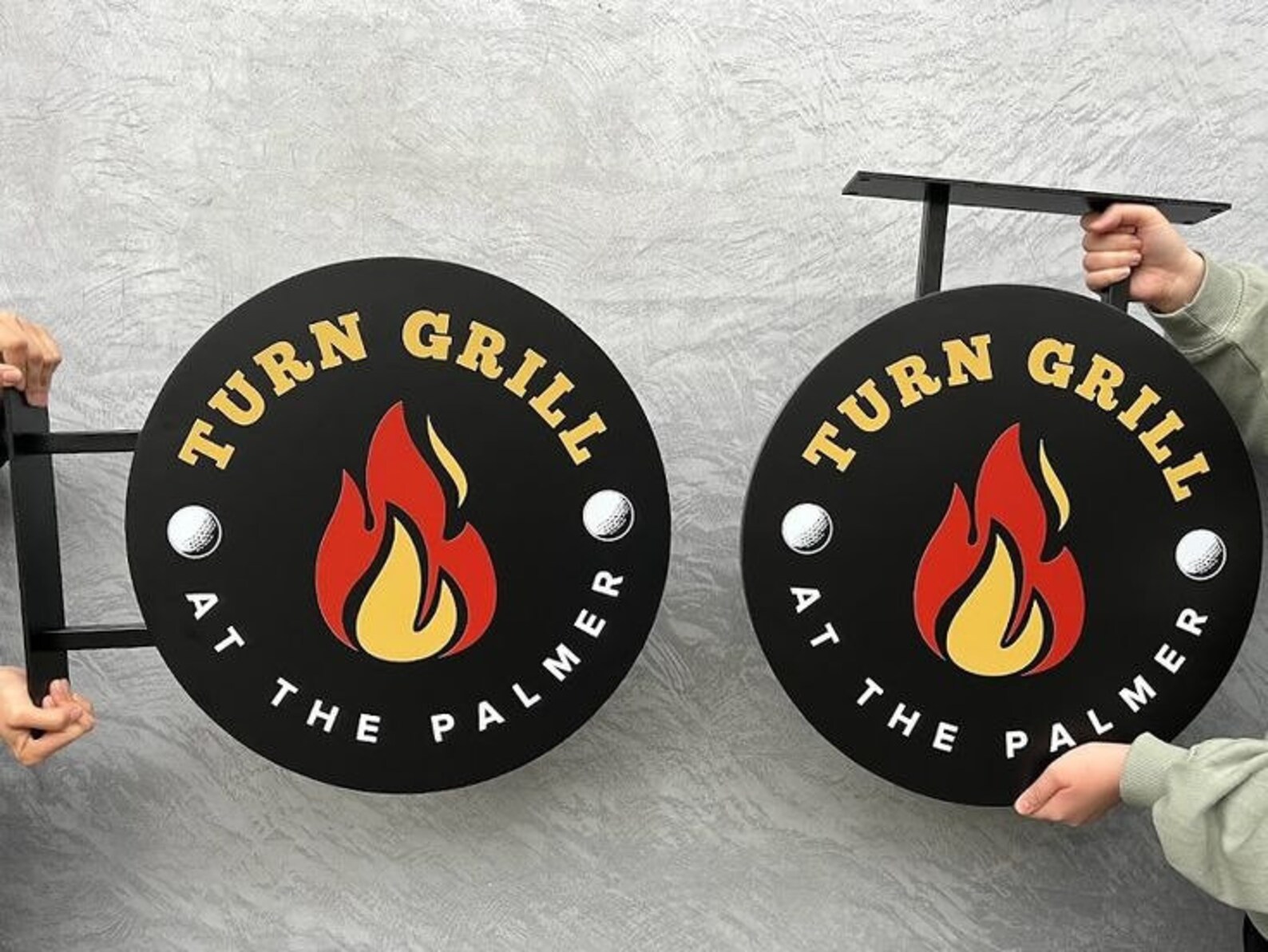 Metal Sign custom Shop Sign Aluminum Double Side Signstorefront Blade ...