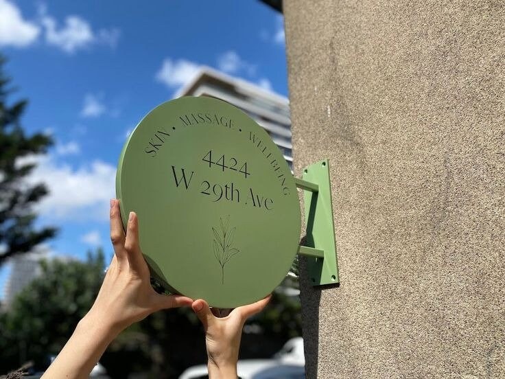 Metal Sign custom Shop Sign Aluminum Double Side Signstorefront Blade ...