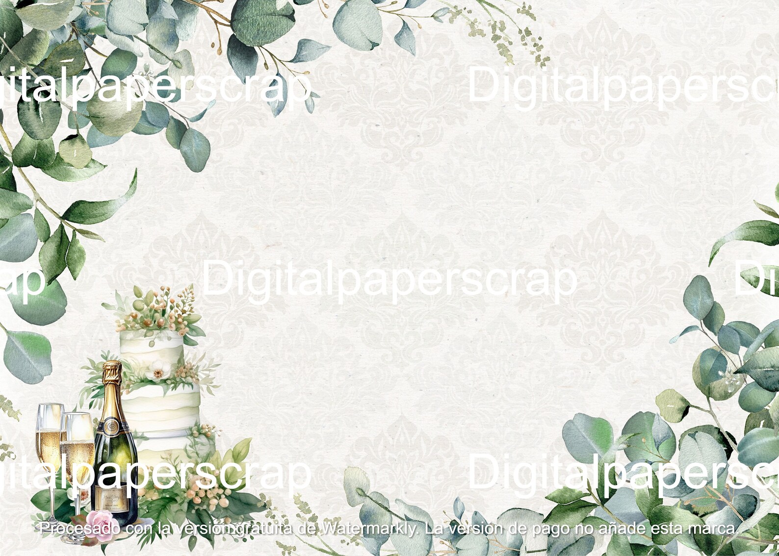 White Wedding Digital Paper - Etsy