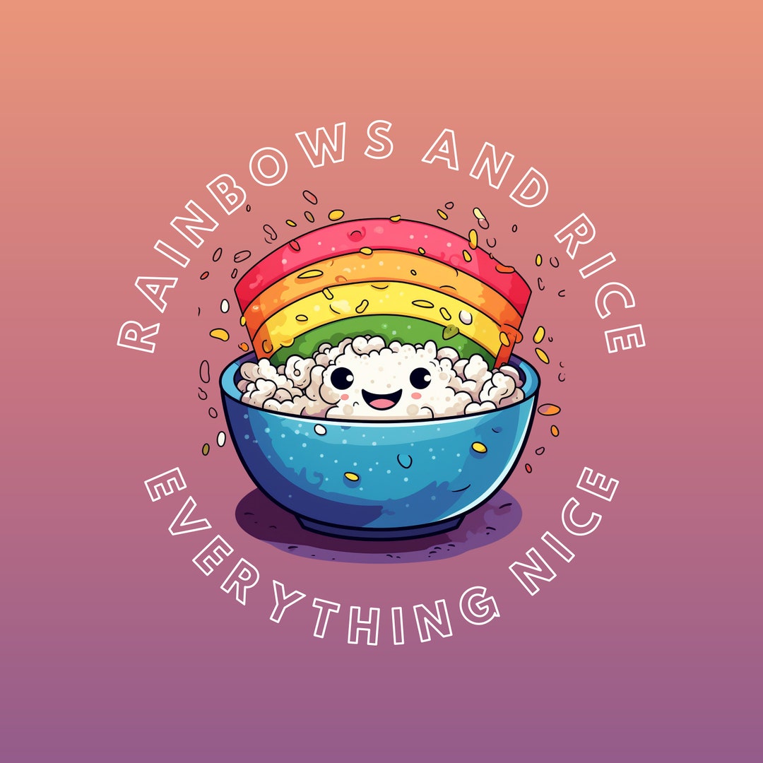 LGBTQ Asian Pride Digital Art: Rainbow Rice Bowl - Queer Heritage ...