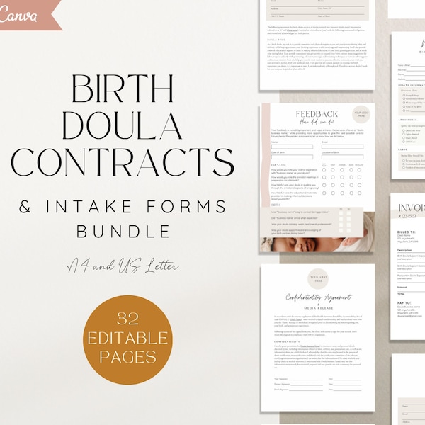 Birth Partner Cheat Sheet for New Doula Clients, Birth Partner Handout ...