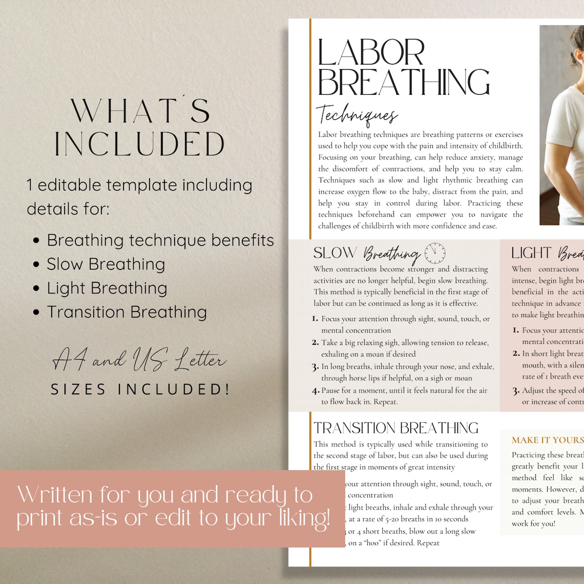 Labor Breathing Techniques, Childbirth Breathing Strategies, Delivery ...