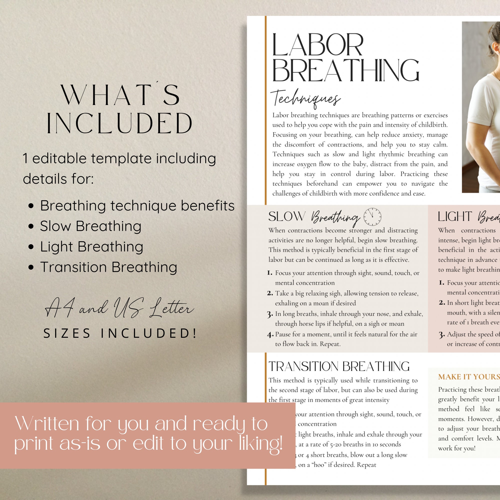 Labor Breathing Techniques, Childbirth Breathing Strategies, Delivery ...