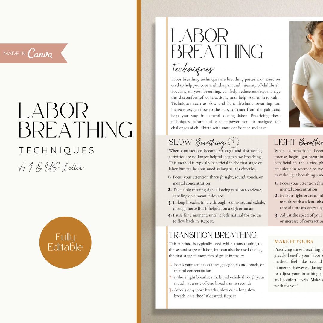 Labor Breathing Techniques, Childbirth Breathing Strategies, Delivery ...