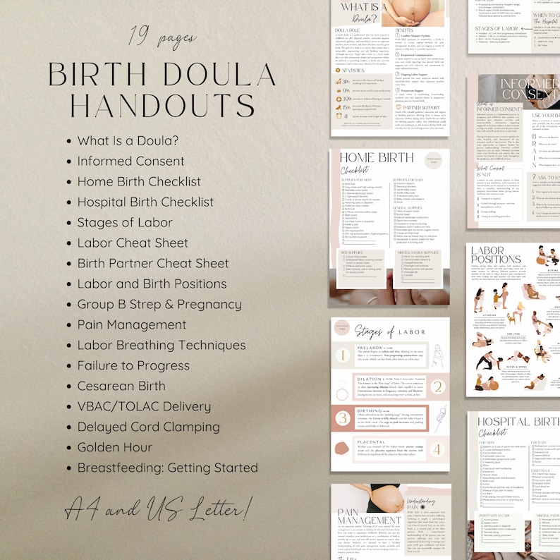 Birth Doula Business Bundle, Birth Doula Startup Kit, Birth Doula ...
