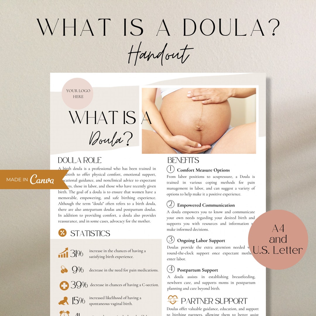 What is a Doula Handout for New Clients Doula Handout Doula - Etsy