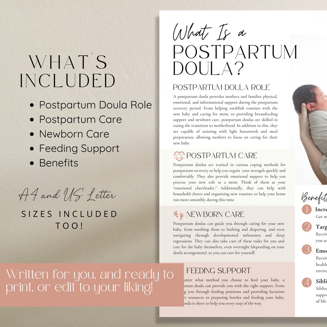 What is a Postpartum Doula Handout, Postpartum Doula Handout ...