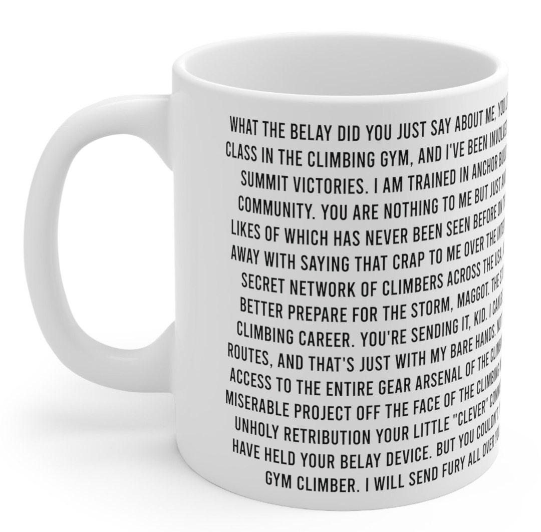 Top Climber Mug, Climbing, Rock Climbing Mug, Climbing Mug, Rock ...
