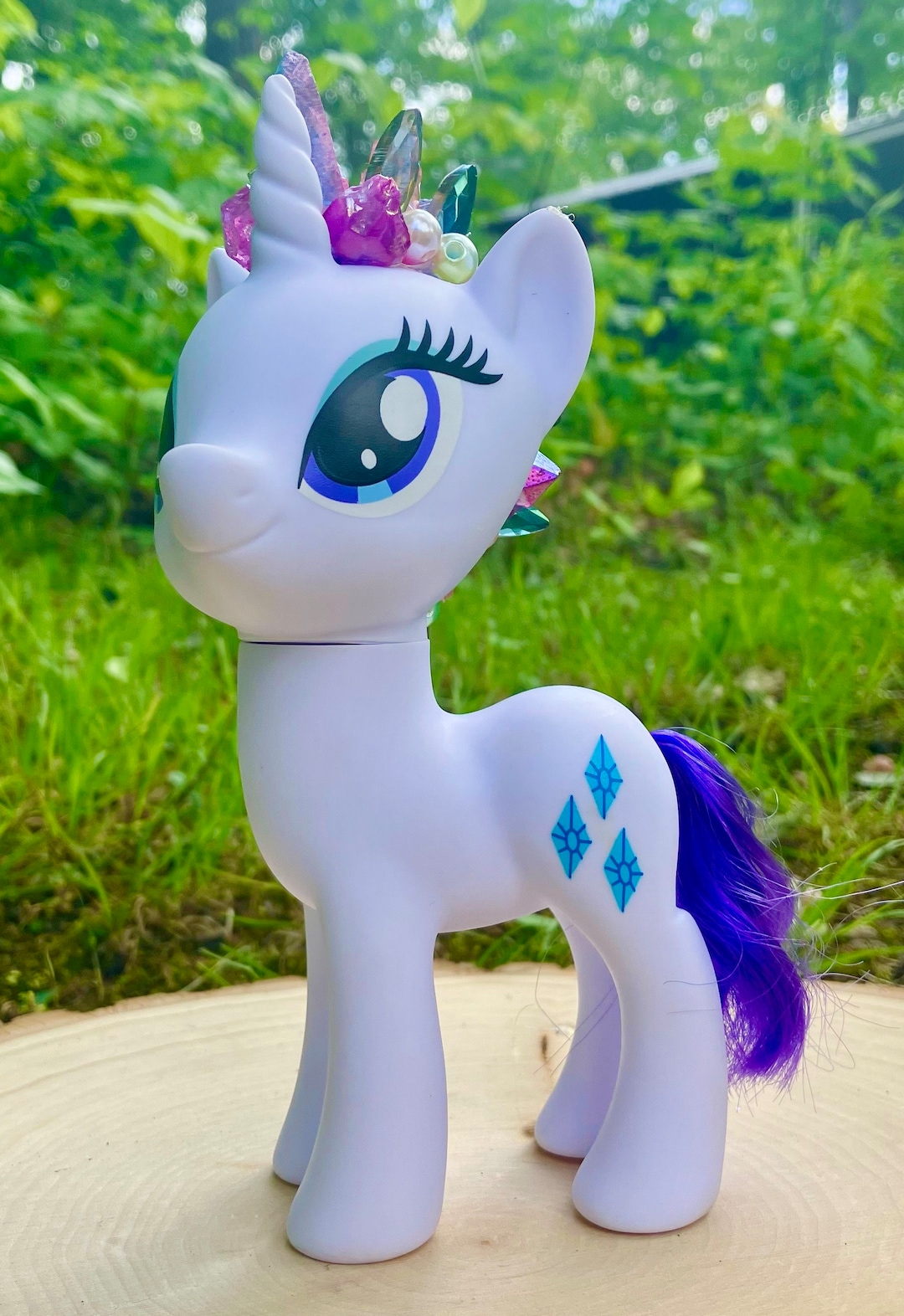 My Little Crystal Pony - Rarity , 2016 Collectible My Little Pony Friendship is Magic Full Size ...