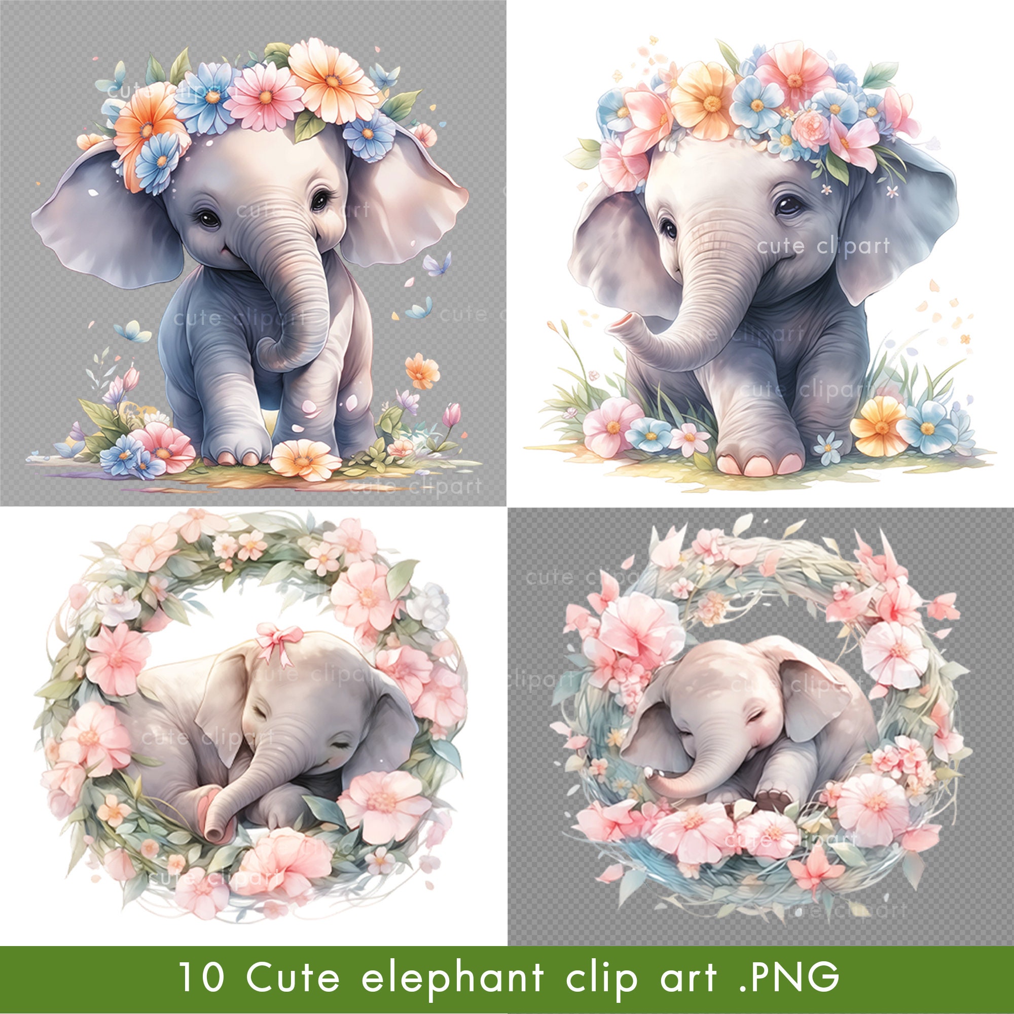 Cute Baby Elephant PNG | Elephant Png | Elephant Clipart | Elephant Png ...