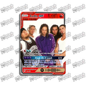 Korn Holographic Pokémon Trading Card - Etsy
