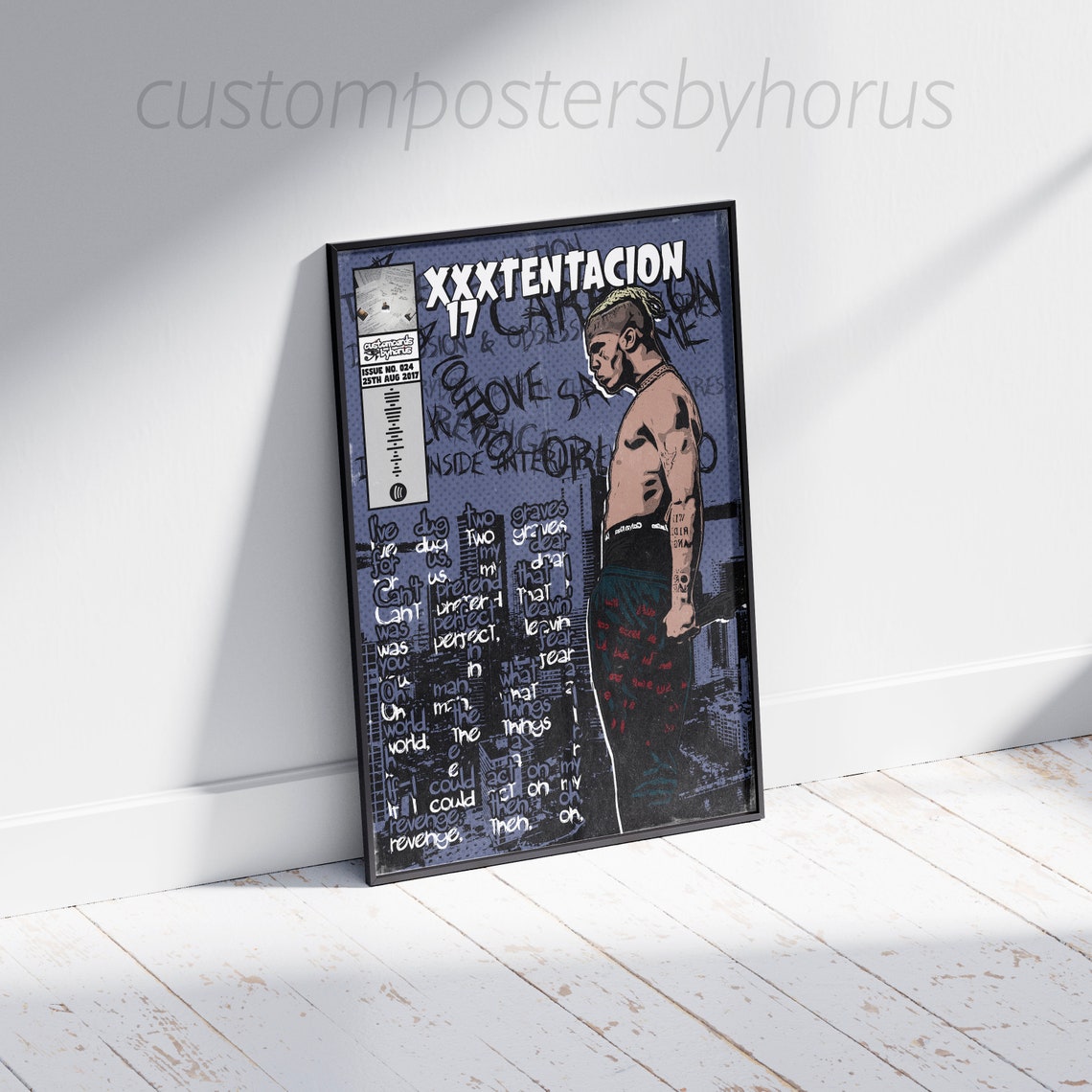 XXXTENTACION Comic Book Style A4 Poster - Etsy
