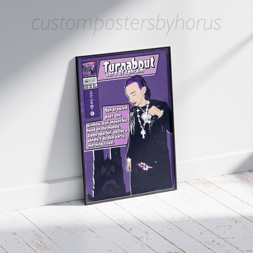 Turnabout Comic Book Style A4 Poster Haunted Mound - Etsy