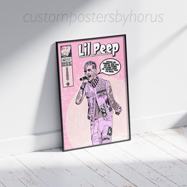 Lil Peep Poster - Etsy