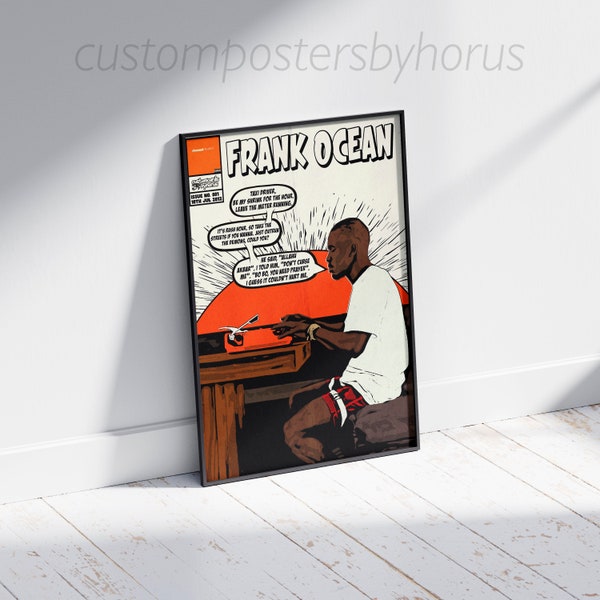 Comic Book Rapper Poster - Etsy