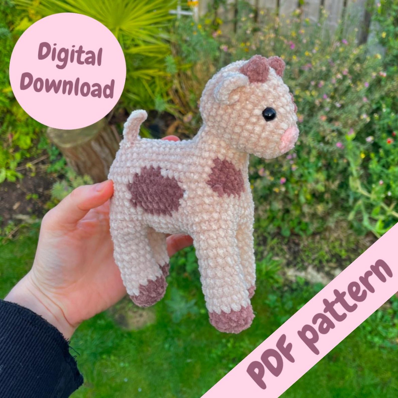 Standing Cow Crochet Pattern PDF - in English - Etsy