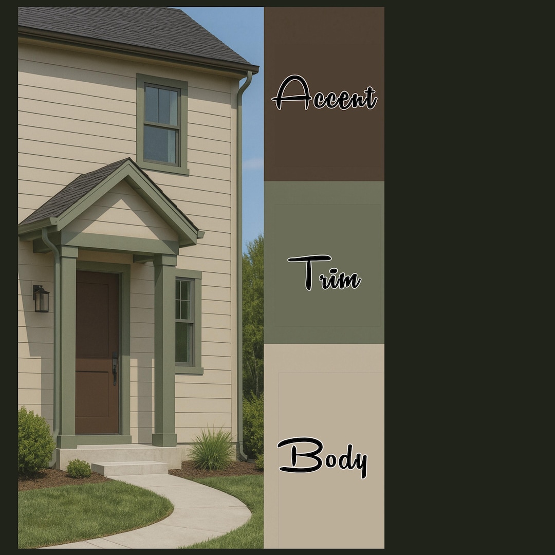 Modern Earthscape House Color Palette: Sherwin-williams Exterior Scheme ...
