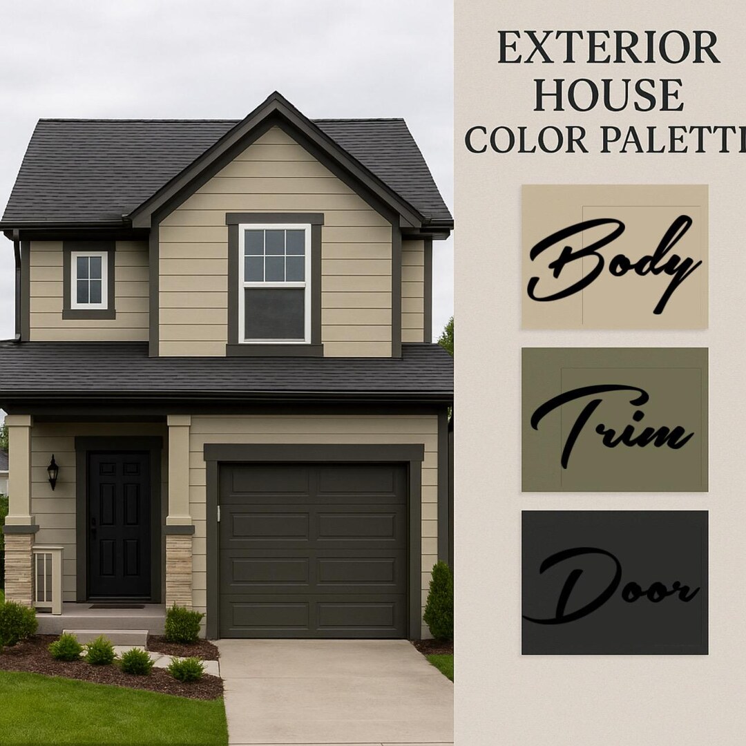 Modern Earthscape House Color Palette: Sherwin-williams Exterior Scheme ...