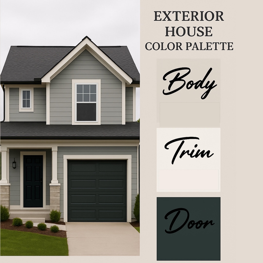 Modern Earthscape House Color Palette: Sherwin-williams Exterior Scheme ...