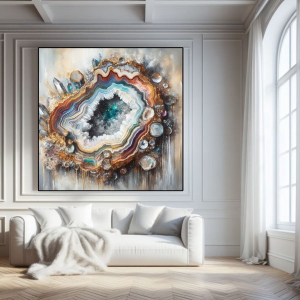 Geode Painting - Etsy