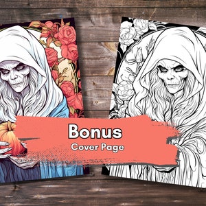 15 Witch Coloring Pages, Haunted Coven Printable Coloring Pages for ...