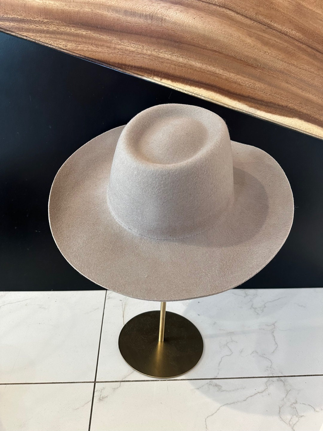 Wool Western Gambler Hat: Unisex Ranch Style, Adjustable Fit - Etsy