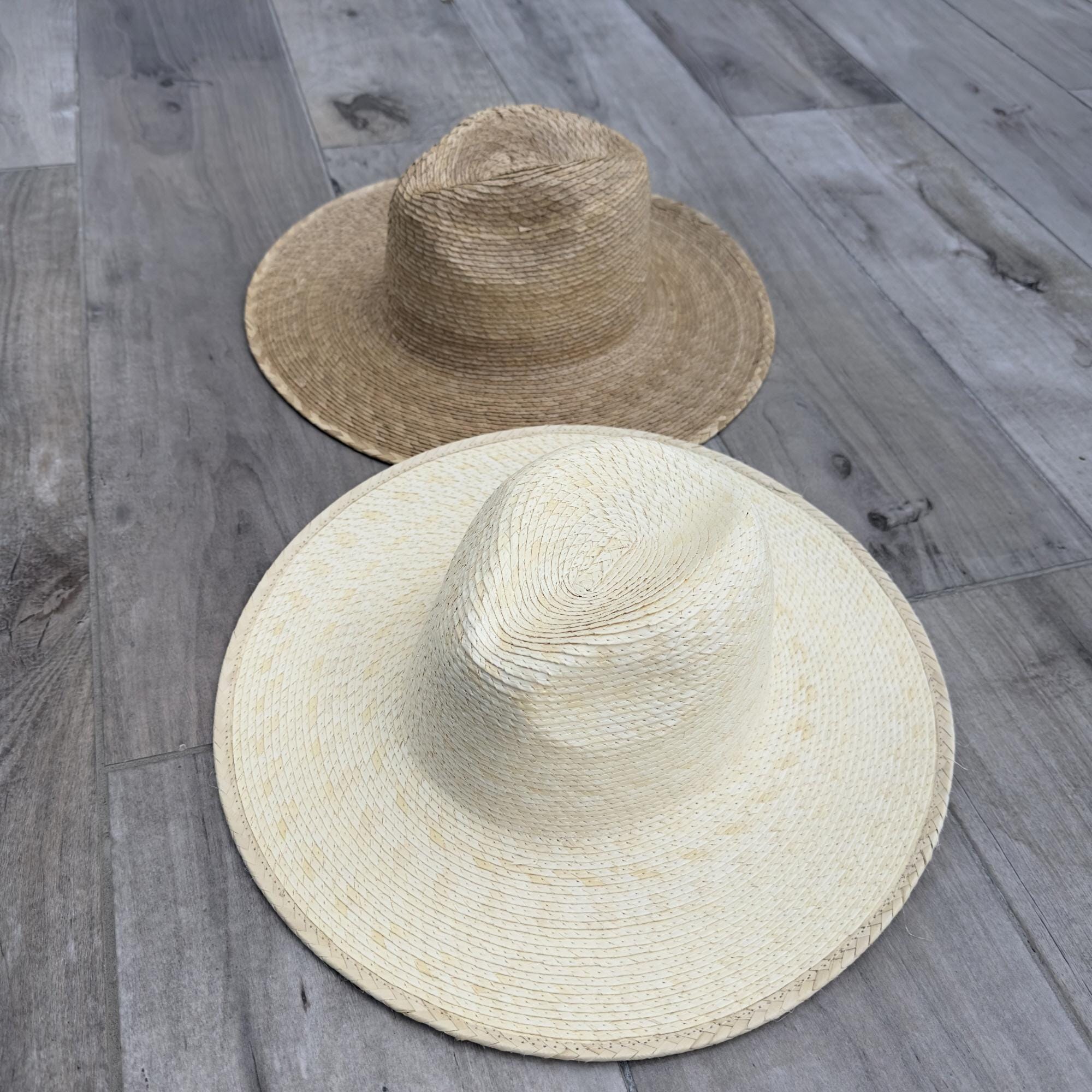 Handmade Palm Leaf Panama Hat: UPF 50+ Wide Brim Straw Sun Hat - Etsy