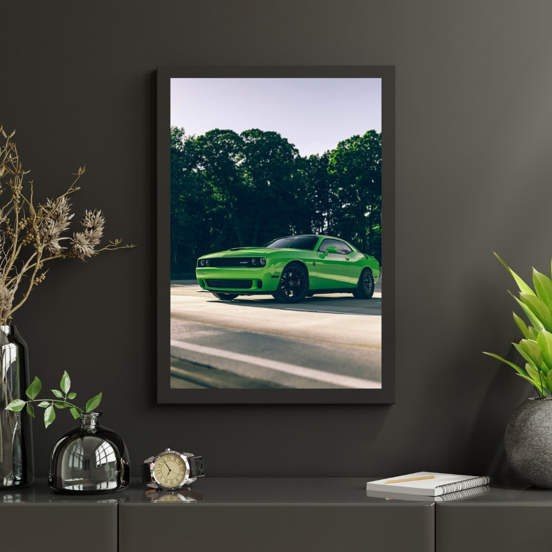 Dodge Challenger Hellcat Digital Print - Etsy