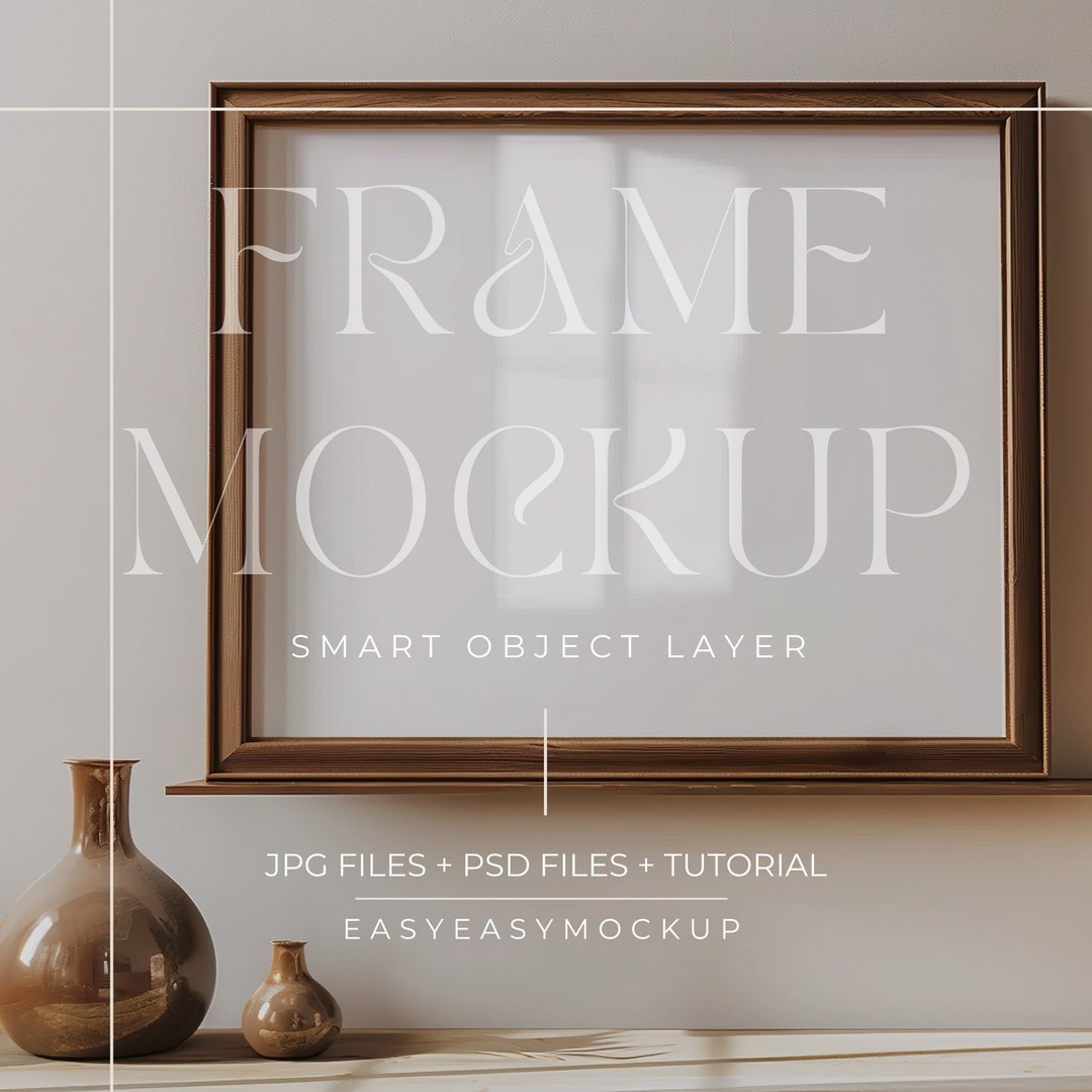 Horizontal Frame Psd, Close up Mockup, Landscape Art Print Mockup ...