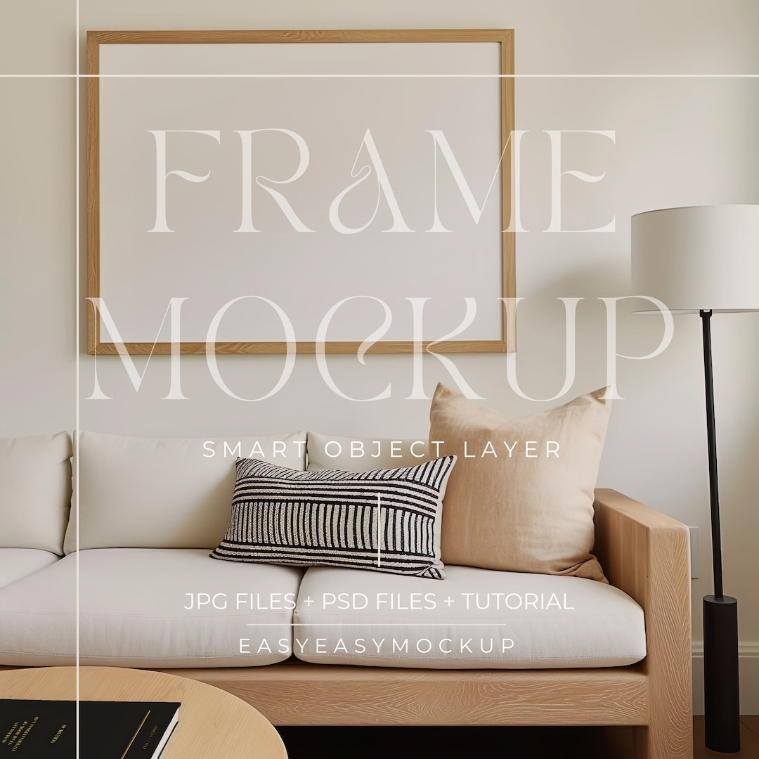 Horizontal Frame Psd, Close up Mockup, Landscape Art Print Mockup ...