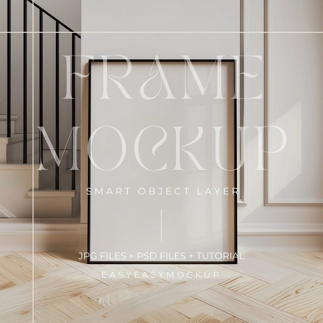 Photo Frame Mockup, Picture Frame Mockup, Frame Mockup Rustic, Frame ...