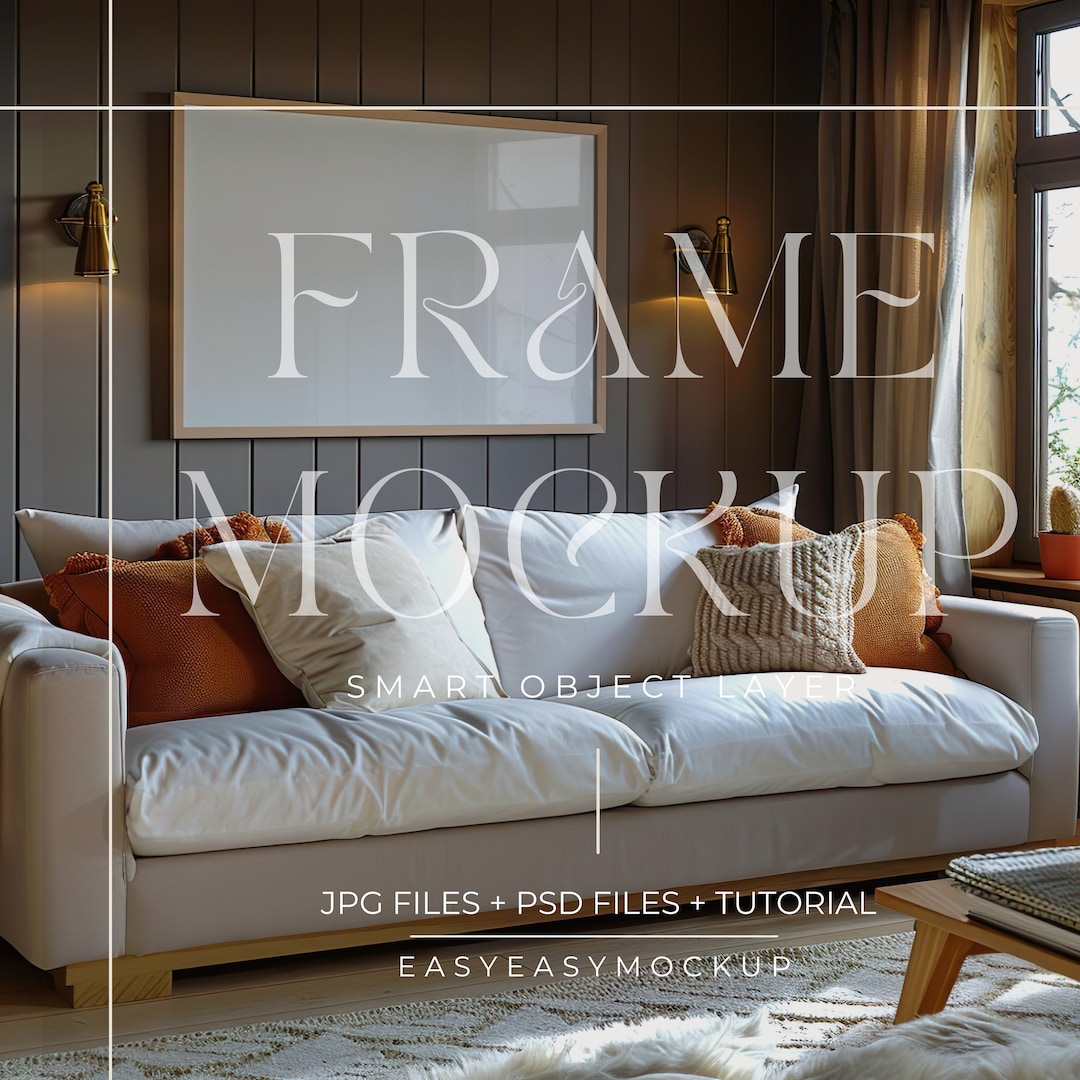 Horizontal Frame Psd, Close up Mockup, Landscape Art Print Mockup ...