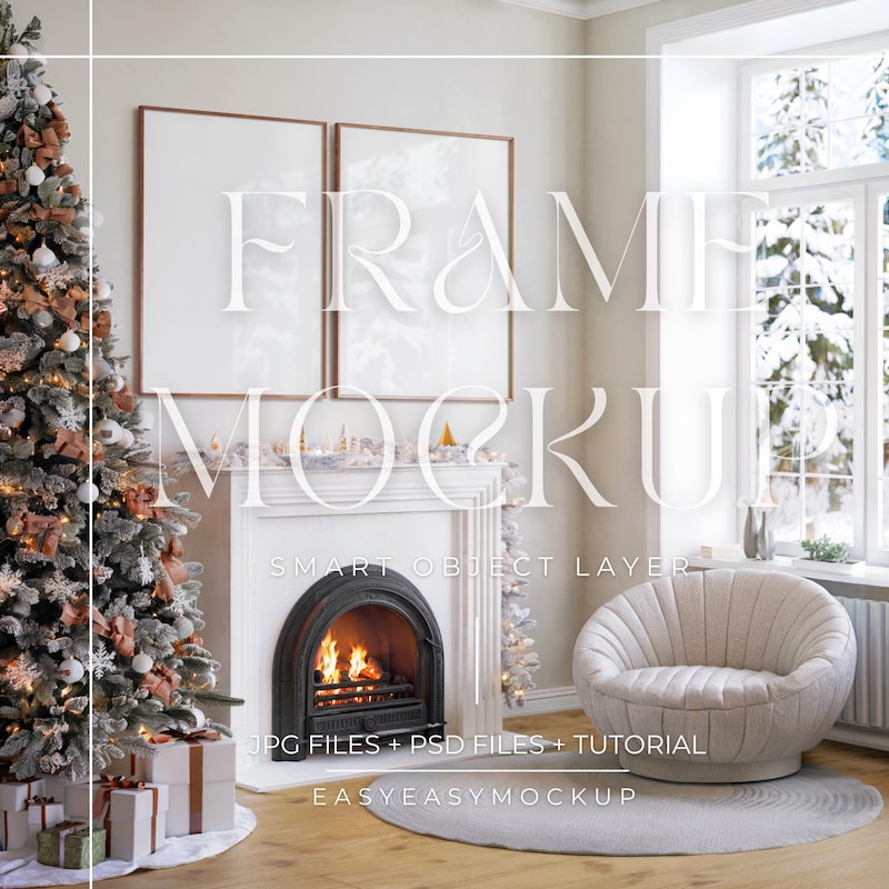 Christmas Psd Photo Frames - Etsy