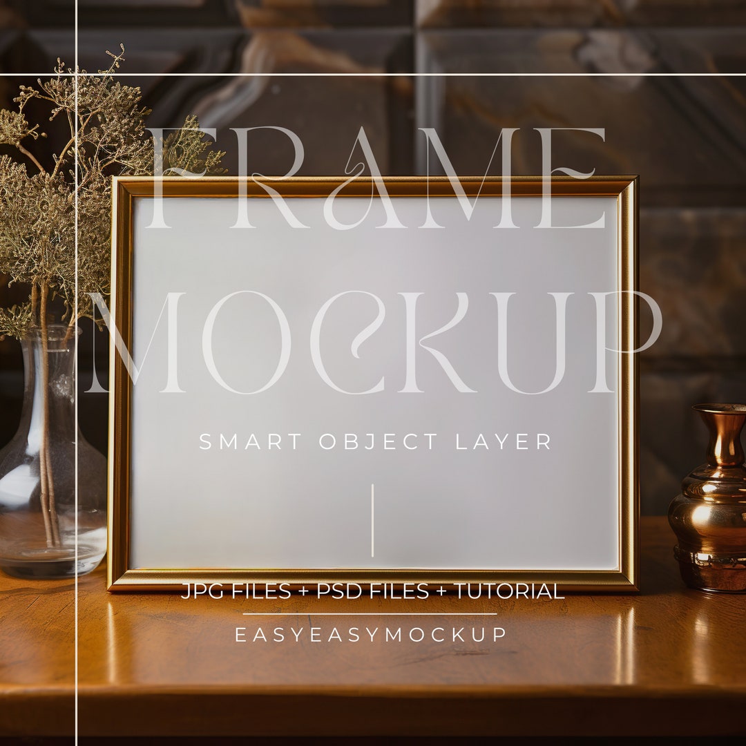 Horizontal Frame Psd, Close up Mockup, Landscape Art Print Mockup ...