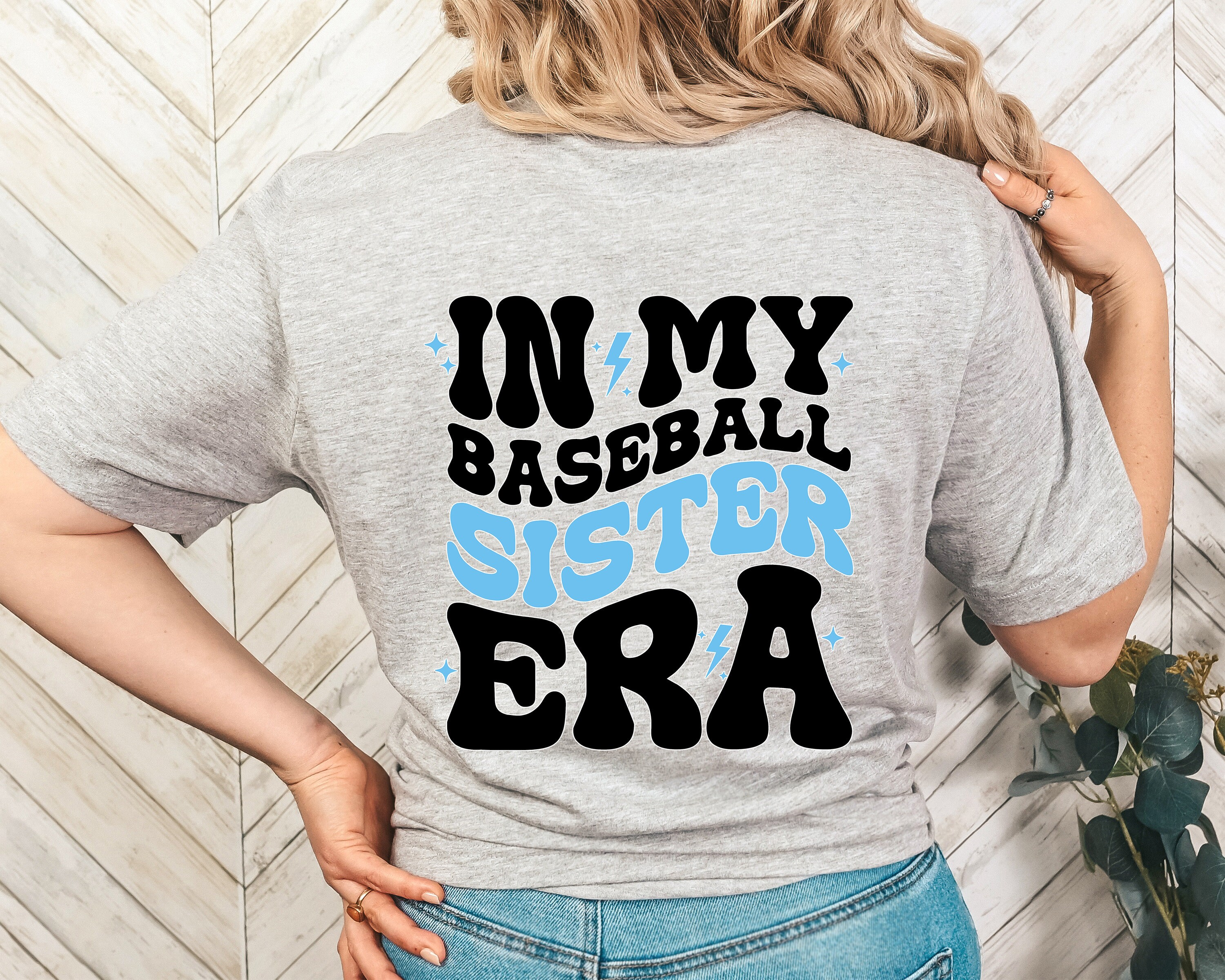 Custom Baseball Sister Shirt, in My Baseball Sister Era Shirt, Game Day ...