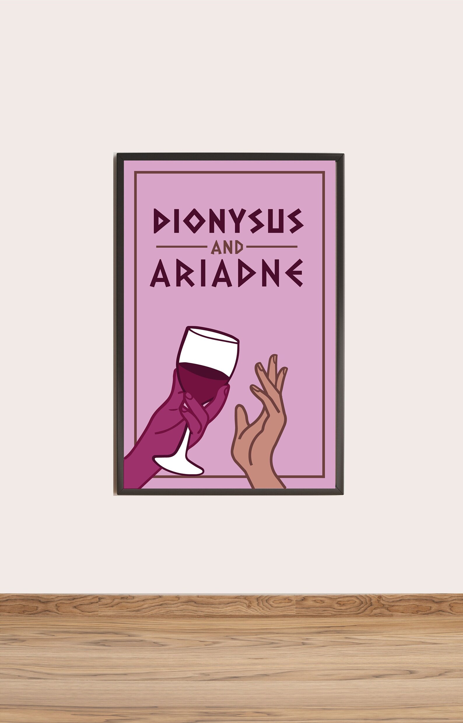 Dionysus and Ariadne Greek Mythology Poster - Etsy