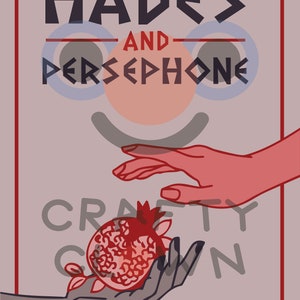 Hades and Persephone Greek Mythology Poster - Etsy