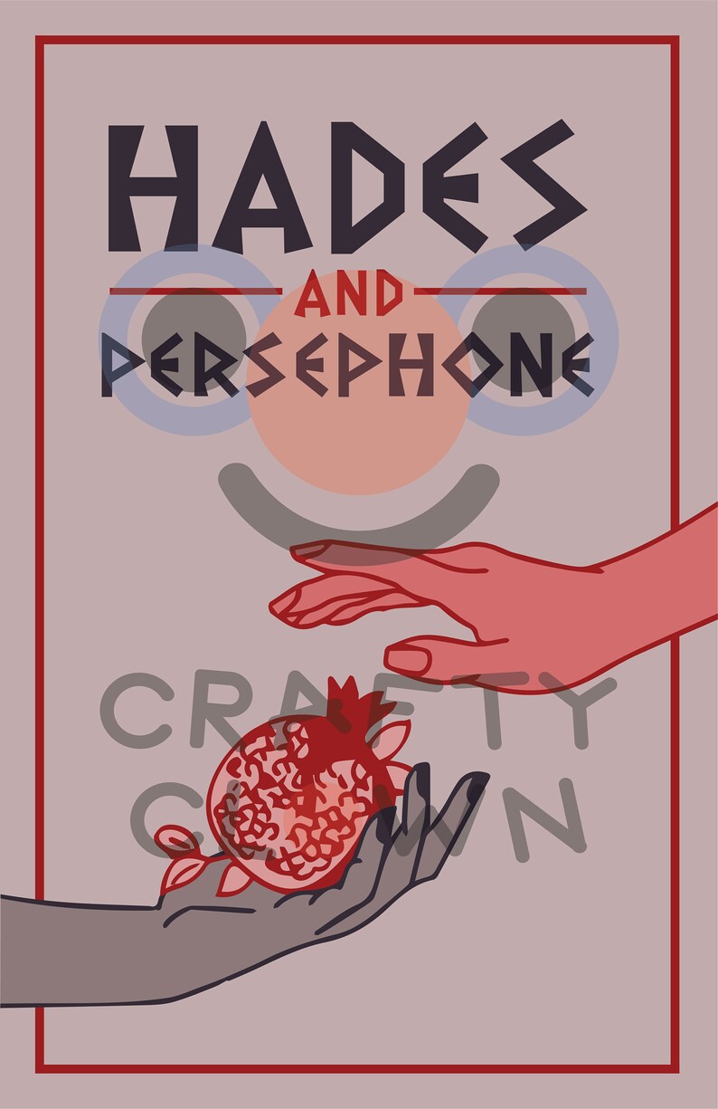 Hades and Persephone Greek Mythology Poster - Etsy