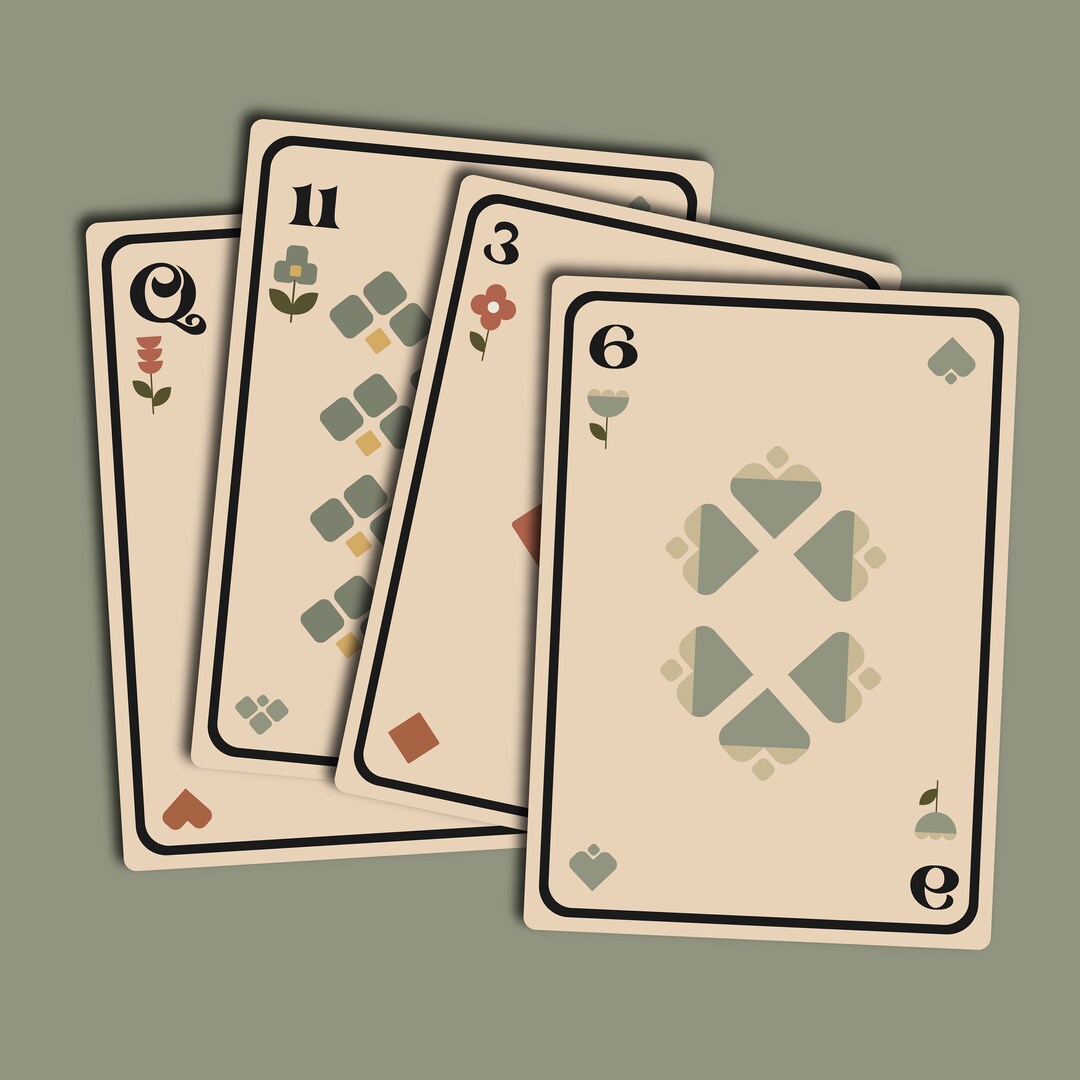 Printable Playing Cards - Etsy
