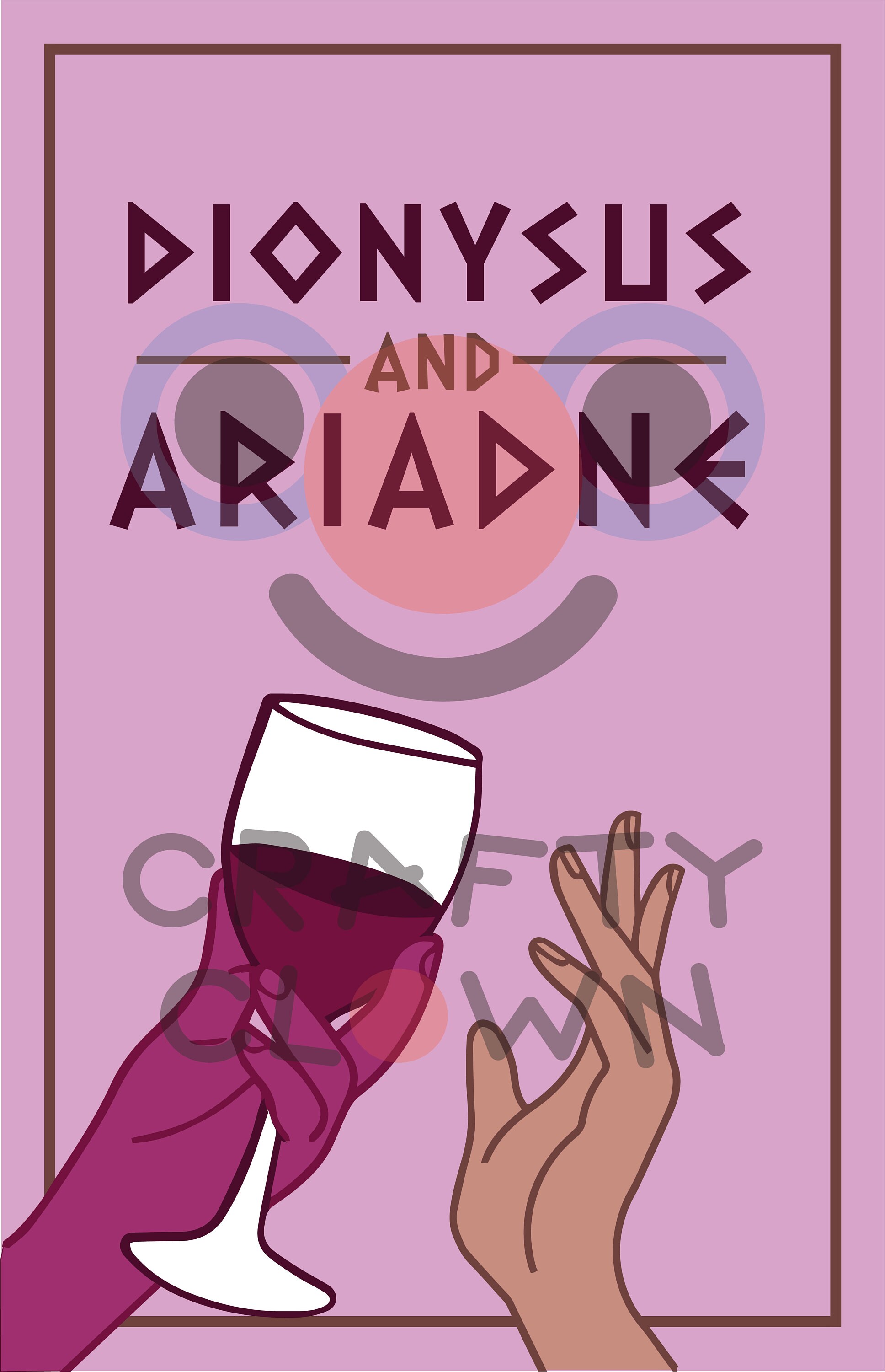 Dionysus and Ariadne Greek Mythology Poster - Etsy