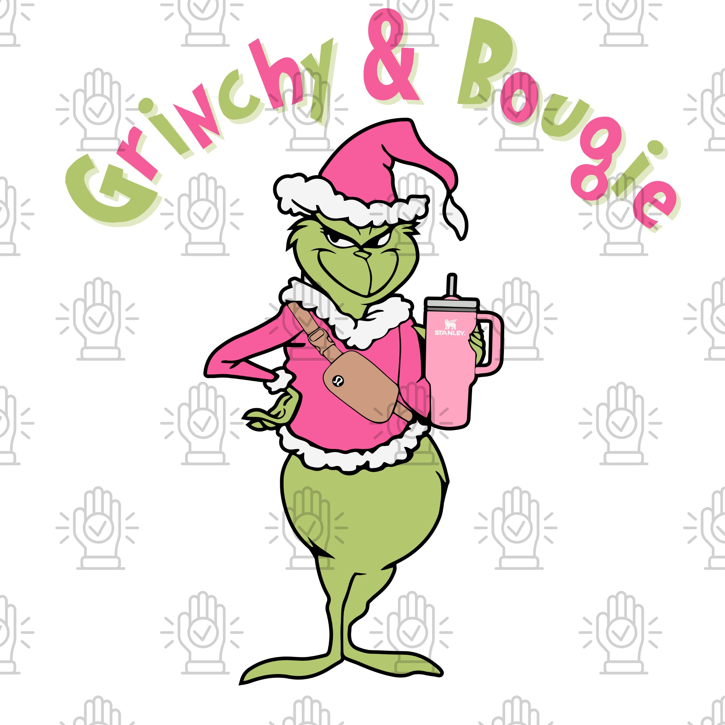 Boojee Grinch Png Bougie Grinch Png Christmas Png Svg Christmas
