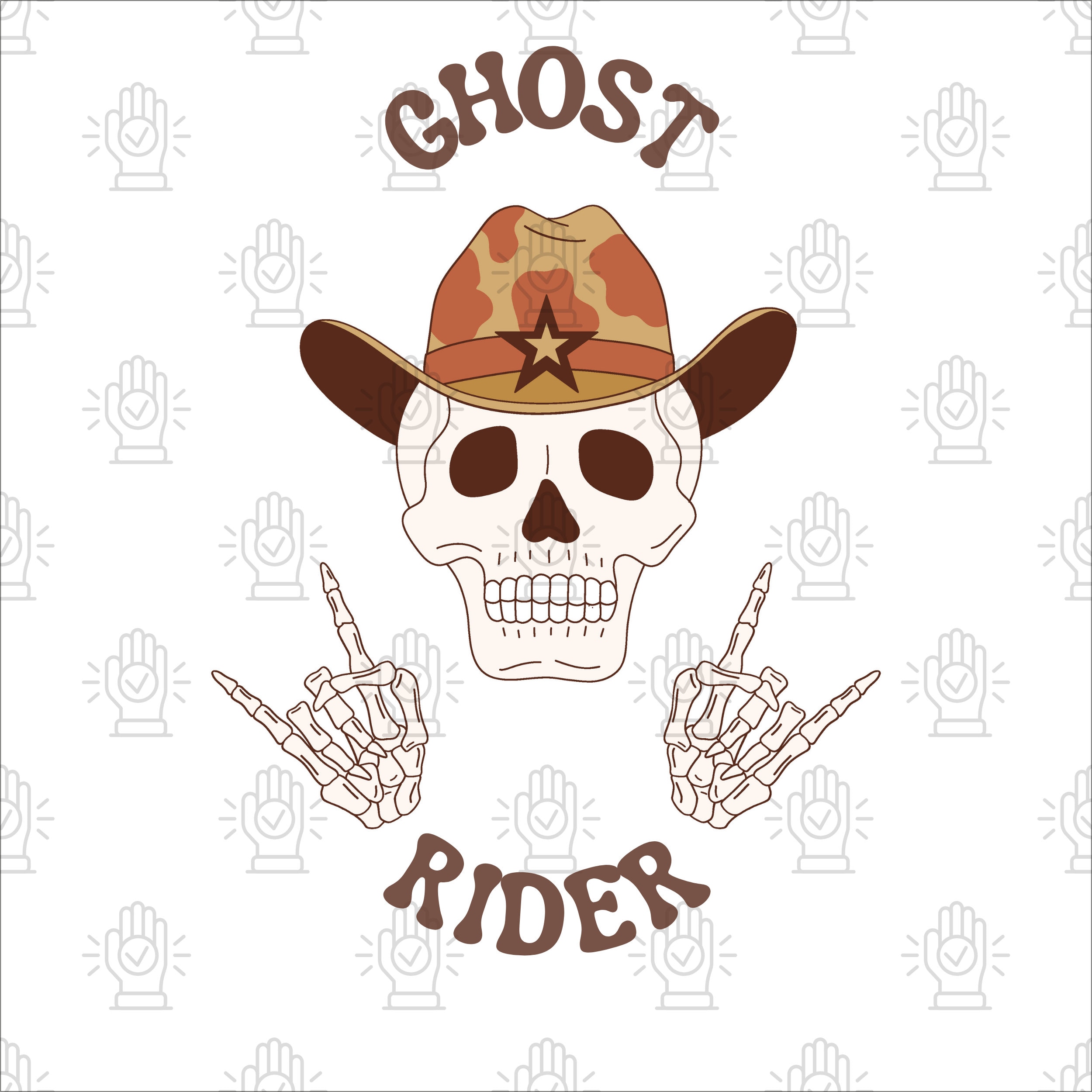 Ghost Rider Cowboy Tattoo