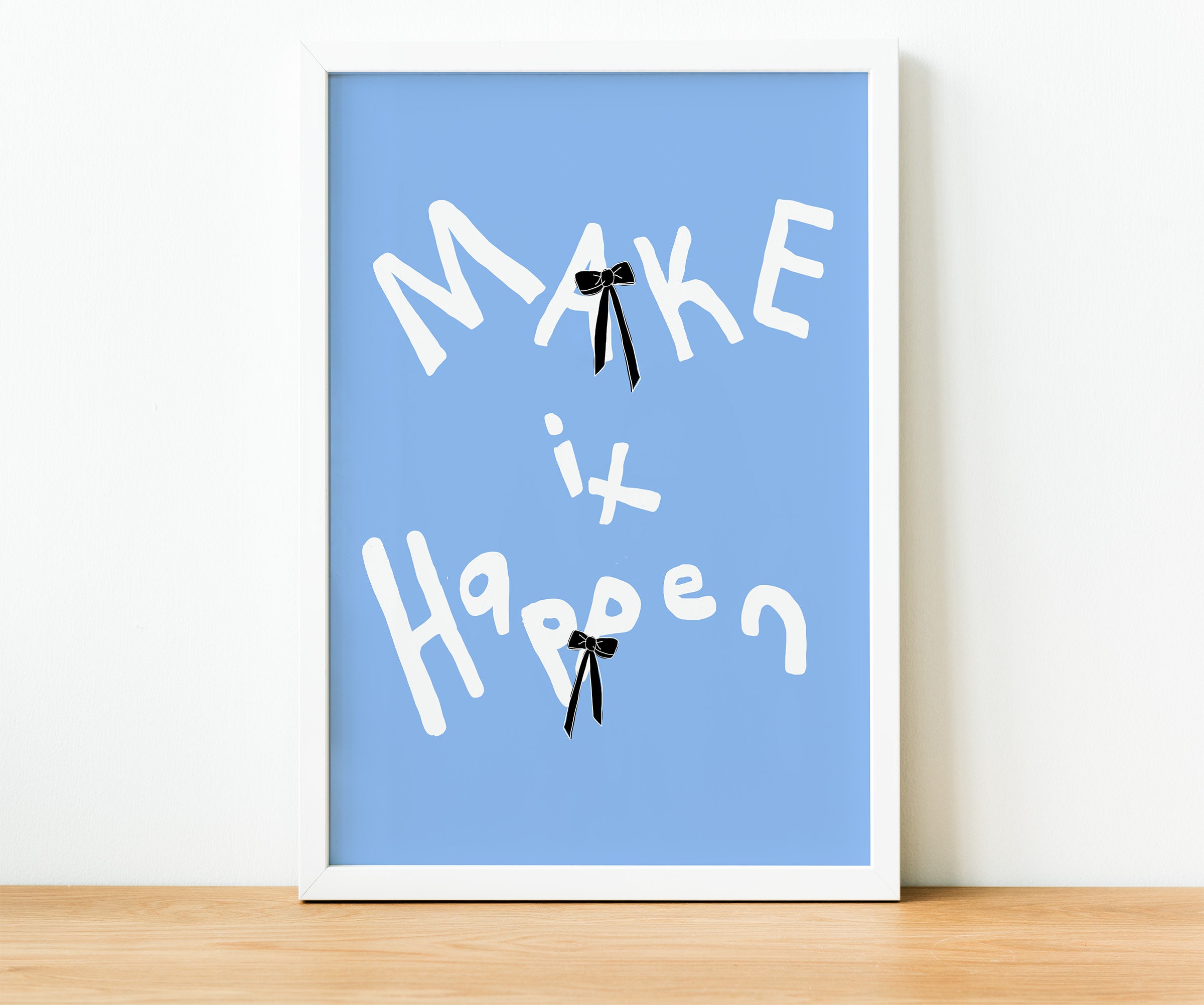 Coquette Inspirational Quote Poster Cute Bow Inspirational - Etsy